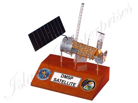 Island Enterprises Dmsp Satellite On Base