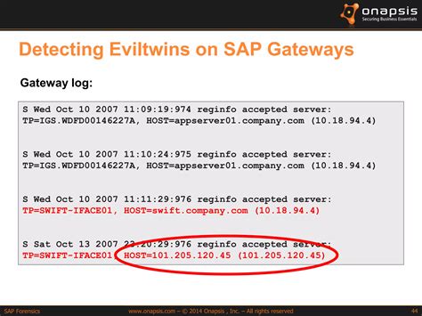 Onapsis SAP Forensics Detecting White Collar Cyber Crime With SAP Forensics PPT