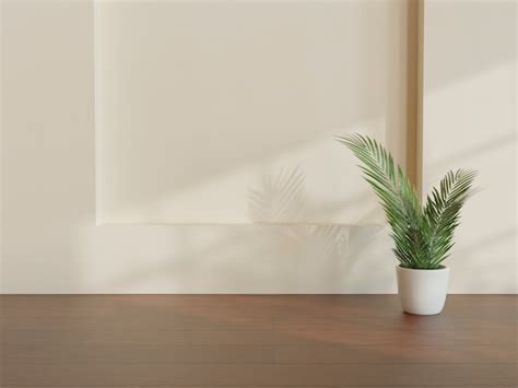 미니멀리스트 인테리어 3d 렌더링 무료 사진