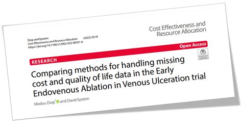 Paper Published On Comparing Methods For Handling Missing Data