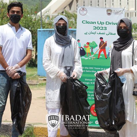 Clean Up Drive IBADAT International University Islamabad