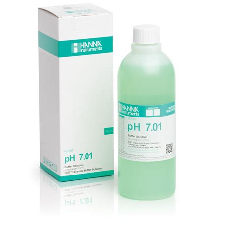 Soluție de calibrare pH 7.01 verde (500 mL) - HI7007C