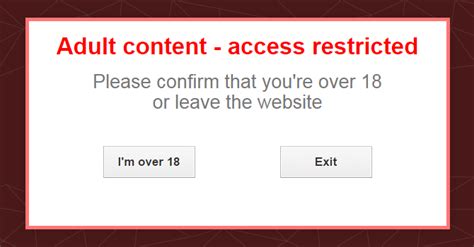 Responsive Age Verification Popup PrestaShop