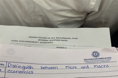 Distinguish Between Micro And Macro Economics StudyX