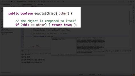 java override equals and tostring methods 02 youtube