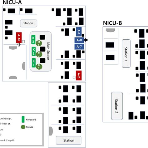Nicu Patient Placement Map Of Seoul St Marys Hospital E Faecium
