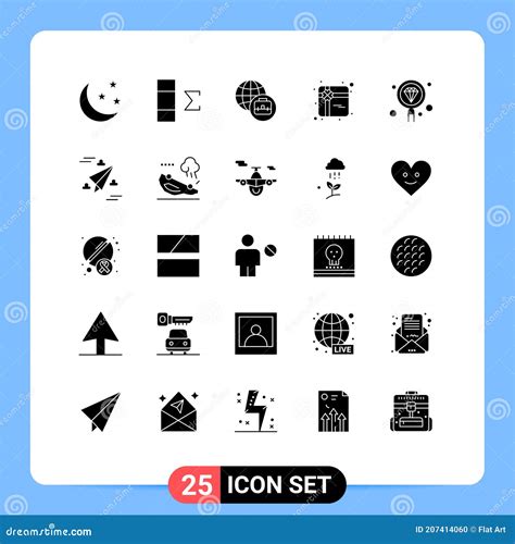 Set Of 25 Modern Ui Icons Symbols Signs For Design Search T Programming Develop Stock