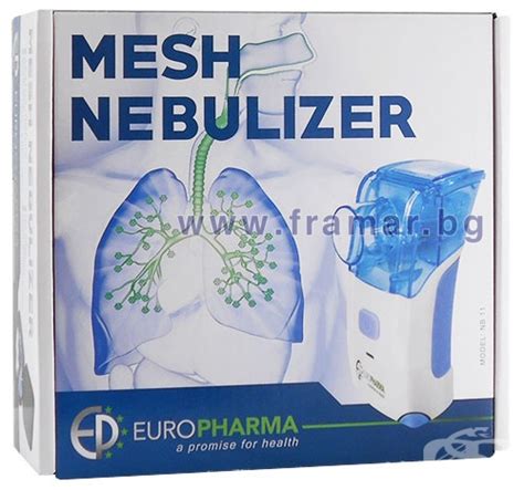 УЛТРАЗВУКОВ АПАРАТ ИНХАЛАТОР ЕУРОФАРМА МЕШ NB-11 (EUROPHARMA MESH NB-11 ...