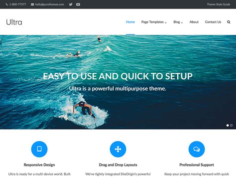 ultra wordpress theme