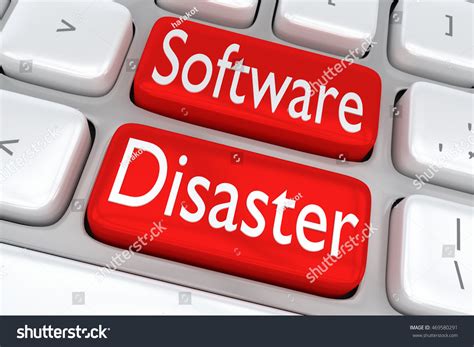 3d Illustration Computer Keyboard Print Software Stock Illustration