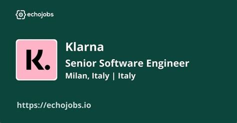 Klarna Is Hiring Senior Software Engineer Javascript Milan Italy Italy Nodejs Typescript