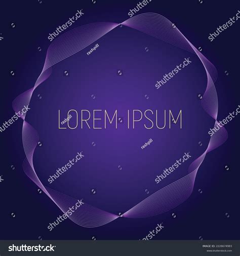 Concentric Wavy Lines That Makes Rounded Stock Vector Royalty Free 2228674983 Shutterstock