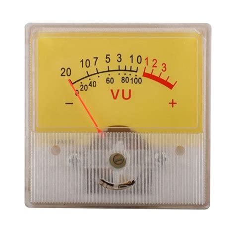 Vu Meter Header Backlit Audio Db Level Header Power Amplifier Level