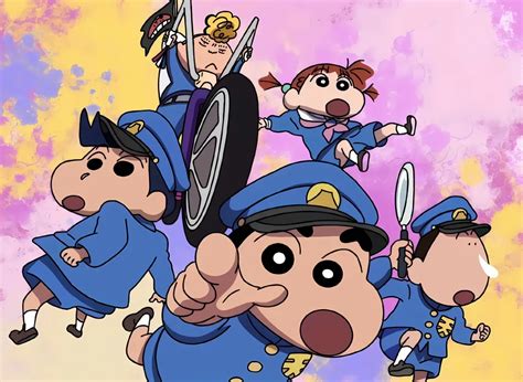 2k蜡笔小新制服壁纸｜动漫背景 蓝色伙伴「哲风壁纸」