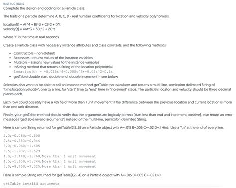 Solved INSTRUCTIONS Complete The Design And Coding For A Chegg
