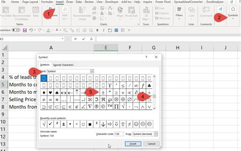 Add The ± Plus Minus Symbol In Excel • Za