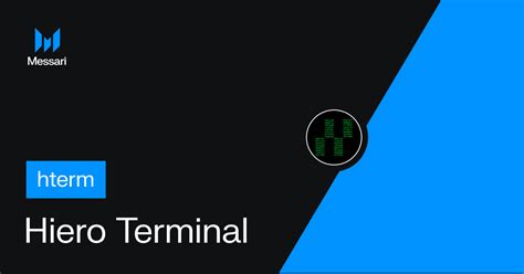Hiero Terminal Price Hterm To Usd Research News And Fundraising Messari