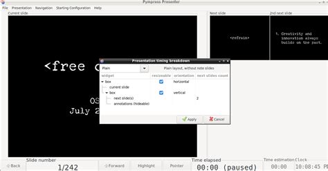 Cannot Place Next Slides Vertically · Issue 260 · Cimbalipympress