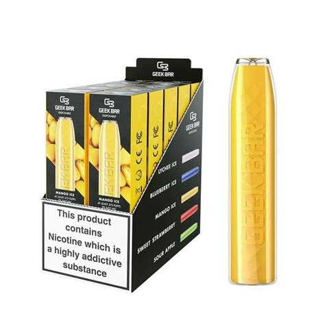 Geek Bar Disposable 575 Puffs 2 4ml Juice Capacity Fast Delivery