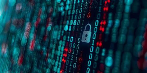 premium photo exploring cybersecurity through binary code and padlock