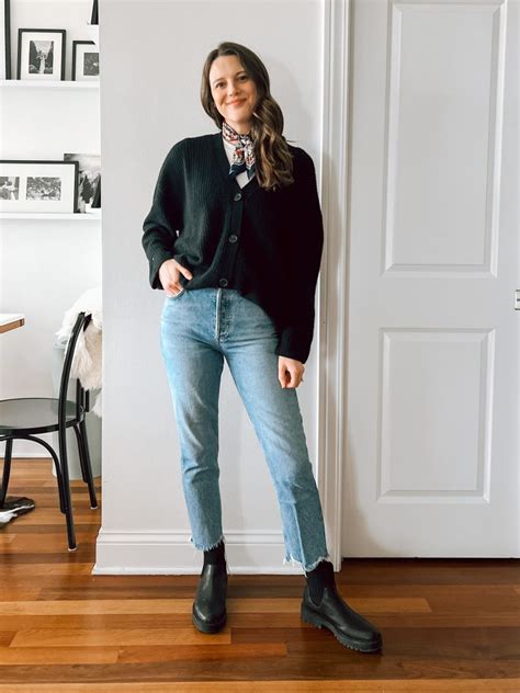 Black Cardigan Outfits 30 Easy Styling Tips Quince Review