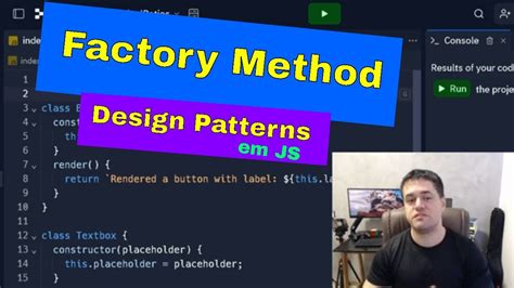 Factory Method Design Patterns Gof Em Javascript Youtube