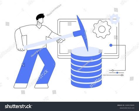 Data Mining Abstract Concept Vector Illustration Stock Vector Royalty Free 2269129095