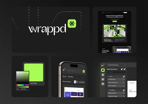 Wrappd Interface For A Brand Design Tool By Gabriel On Dribbble