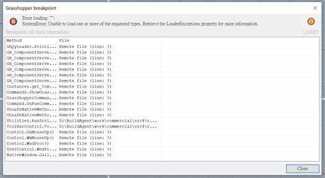 Grasshopper Loading Error Rhino For Windows Mcneel Forum