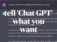 Chat GPT X Stable Diffusion