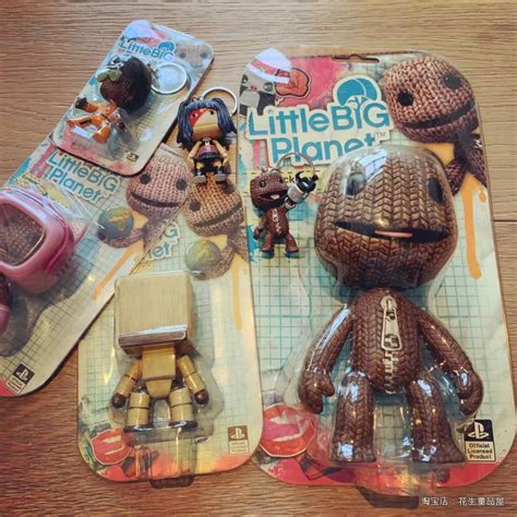 Original-LittleBigPlanet-Sackboy-Anime-Game-Figurine-Keychain-Cute ...