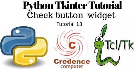 Check Button In Tkinter Python Youtube