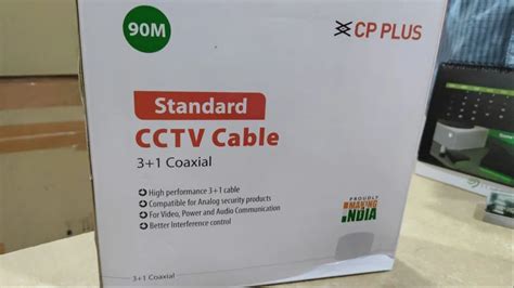 Cp Plus 90m Standard Cctc Cable At ₹ 1200roll Cp Plus Cctv Camera