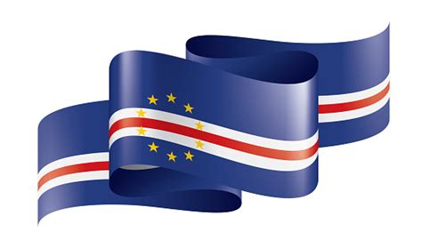 케이프 베르데 플래그 흰색 바탕에 벡터 일러스트 레이 션 국기에 대한 스톡 벡터 아트 및 기타 이미지 국기 기 리본