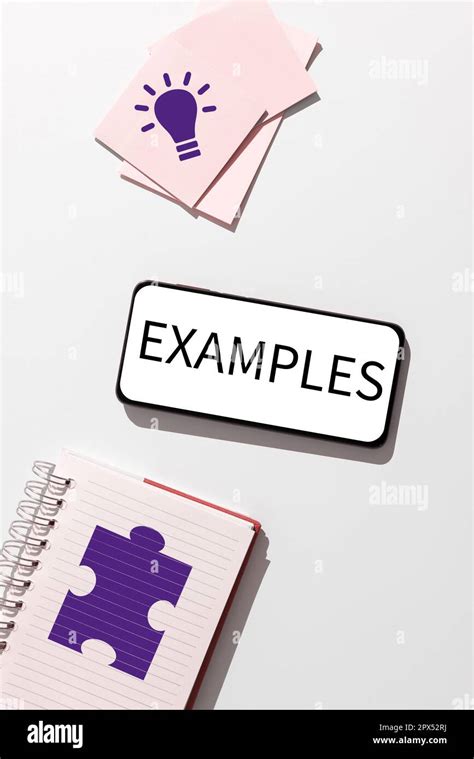 Conceptual Display Examples Business Concept Photo Sample Model To