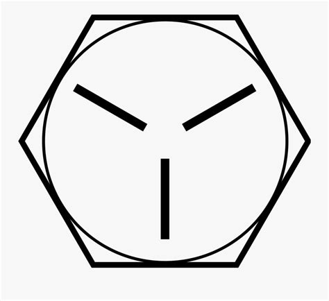 Hex Cap Screw Grade Clipart Png Download Schraubenkopf 109 Free