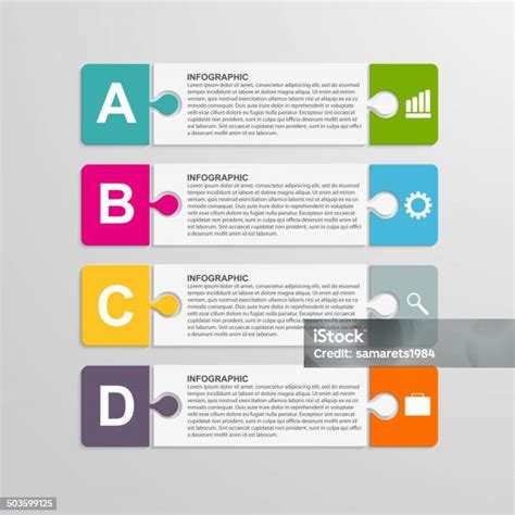 낱말퍼즐 평하 인포그래픽 비즈니스 컨셉입니다 0명에 대한 스톡 벡터 아트 및 기타 이미지 0명 3차원 형태 개념 Istock