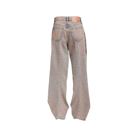 와이프로젝트 바나나 진 피치 아이스 블루 22fw Yproject Kream