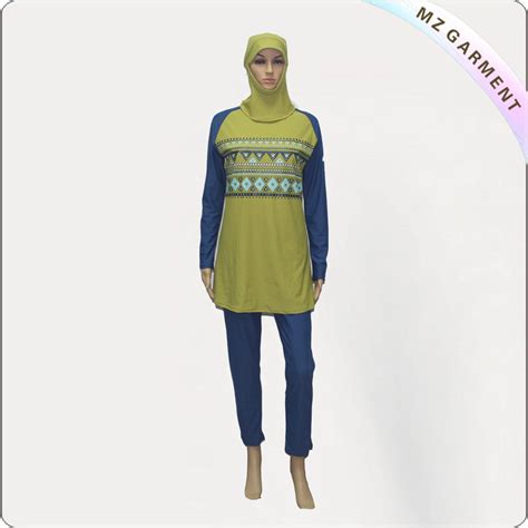 Modest Full Cover Swimwear 80 Nylon 20 Spandex Topper
