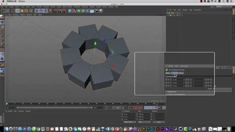 Cinema 4d 161 Nhóm Modeling Array Sao Chép Thep Dãy Tròn Youtube