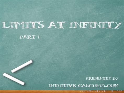 Limits At Infinity Part 1 Pdf