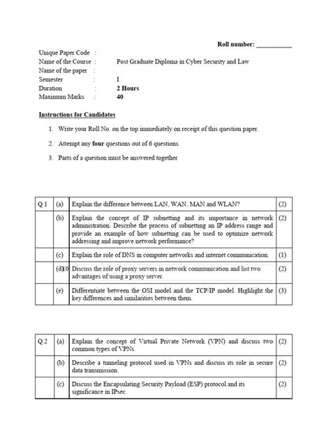 Network Basics And Network Security Set2 Pdf Virtual Private Network Computer Network