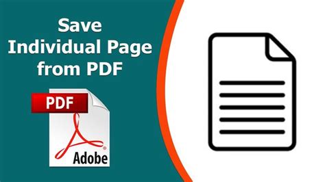 How To Save Individual Pages Of A PDF File Using Adobe Acrobat Pro DC In Adobe