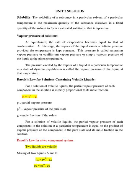 unit 2 solution part 4 pdf solubility distillation