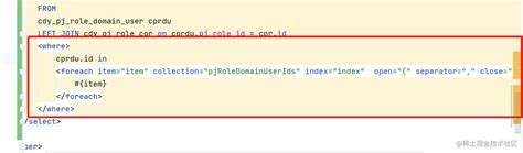 Mybatis踩坑01 Error Evaluating Expression Pjroledomainuserids Return Value 掘金