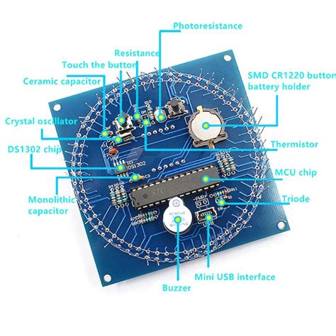 Reloj Digital LED Con Display DS1302 Con Alarma DIY