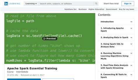 6 Best Apache Spark Courses And Classes With A Certificate