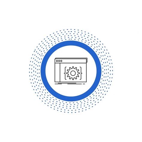 Api App Coding Developer Software Line Icon Vector Isolated Analysis