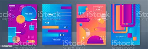 포스터 표지 디자인을 위한 추상적인 트렌디한 그라데이션 흐르는 기하학적 패턴 배경 질감 최소 색상 그라데이션 배너 템플릿입니다