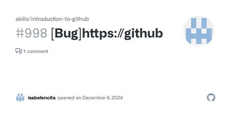 Bug Kenglxnqrgengit · Issue 998 · Skillsintroduction To Github · Github
